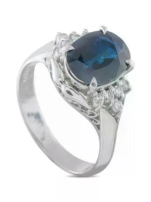 LB EXCLUSIVE Diamond And Sapphire Ring