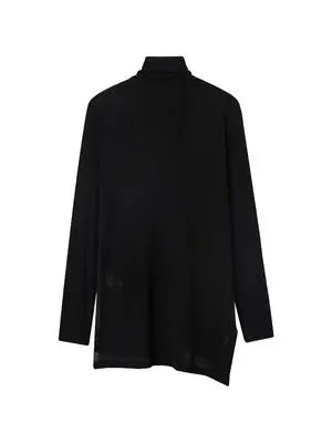 Y’s Button Roll-neck Cardigan