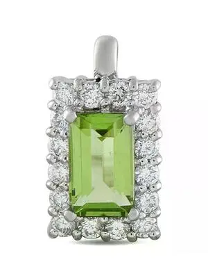 LB EXCLUSIVE Diamond And Peridot Pendant