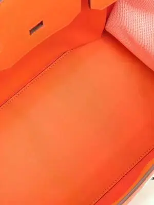 Hermès 2023 Toile H And Swift Fray Birkin 35 Handbag