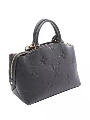 LOUIS VUITTON Monogram Empreinte Giant Palais Satchel 2021-2026 - Black