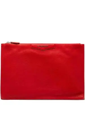 Givenchy 2015 Medium Antigona Leather Clutch Bag