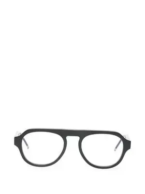 Thom Browne Pilot-frame Glasses - Black