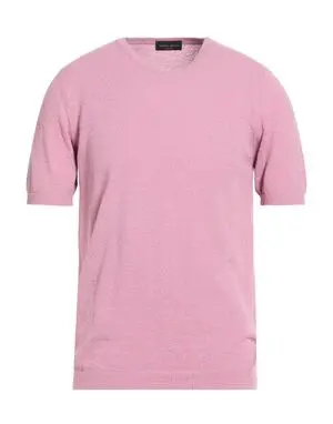 ROBERTO COLLINA Short Sleeve Crewneck Top - Pink
