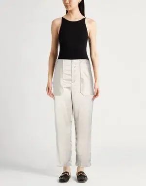 ROBERTO COLLINA Satin Straight-leg Pants