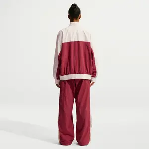 Nike Sportswear Oversized Varsity Jacket - Red