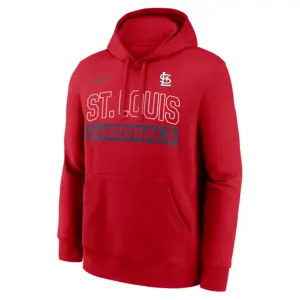Nike St. Louis Cardinals Club Mlb Pullover Hoodie - Red