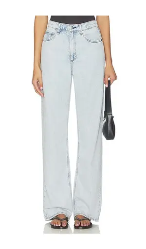 Rag & Bone Featherweight Shea Full Straight Jeans - Blue