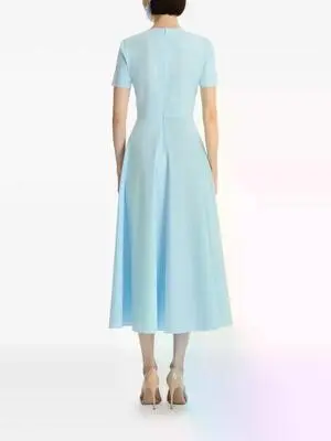 Oscar De La Renta Floral-print Midi Dress