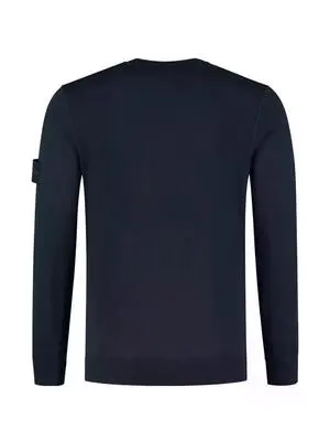 Stone Island Logo-patch Crew-neck Sweater