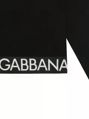 Dolce & Gabbana Long-sleeve Crop Top