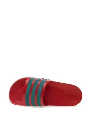 Adidas X Arte Antwerp Striped Adilette Slides