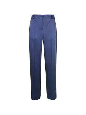 Stella McCartney Pressed-crease Satin Trousers