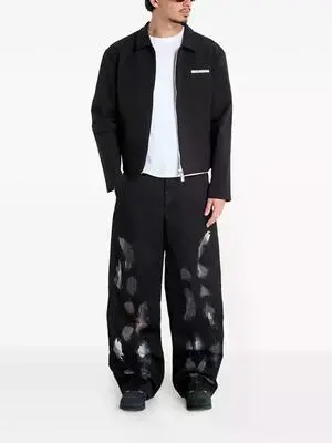HELIOT EMIL Gallop Pattern Trousers