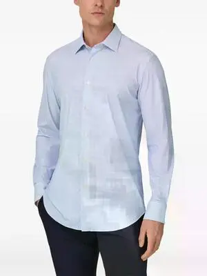 Boggi Milano Slim Fit Stretch Nylon Shirt