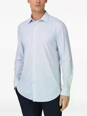 Boggi Milano Tokyo Collar Slim Fit Shirt - Blue