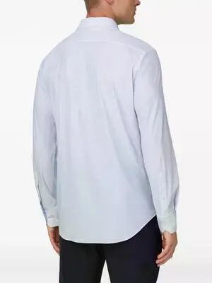 Boggi Milano Tokyo Collar Slim Fit Shirt - Blue