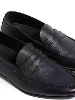 Zegna Leather Loafers - Black
