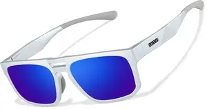 Zenni Sporty Aviator Full Rim Frame Silver