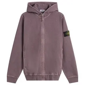 Stone Island Cotton Zip-up Hoodie