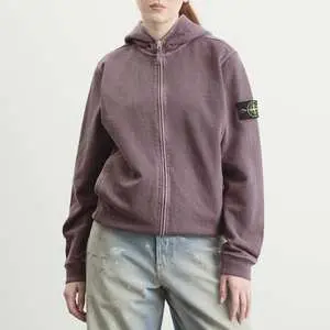 Stone Island Cotton Zip-up Hoodie