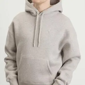 Ami Big De Coeur Embossed Hoodie