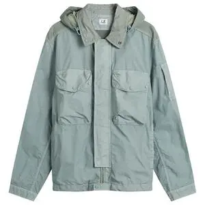 C.P. COMPANY Flatt Nylon Mixed Goggle Overshirt