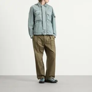 C.P. COMPANY Flatt Nylon Mixed Goggle Overshirt