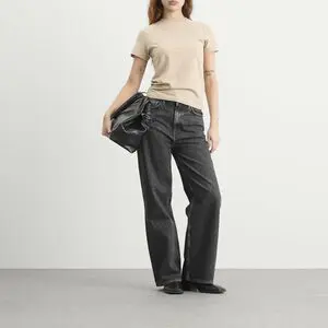 SAMSØE SAMSØE Sashelly Studded Wide Leg Jeans