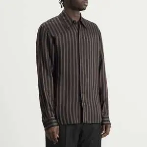 Dries Van Noten Stripe Cupro Shirt