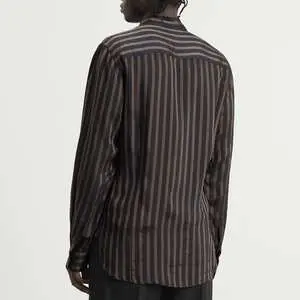 Dries Van Noten Stripe Cupro Shirt
