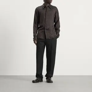 Dries Van Noten Stripe Cupro Shirt