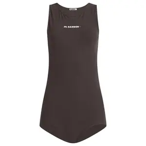 JIL SANDER Logo Activewear Bodysuit