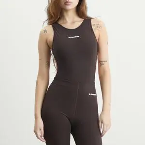 JIL SANDER Logo Activewear Bodysuit