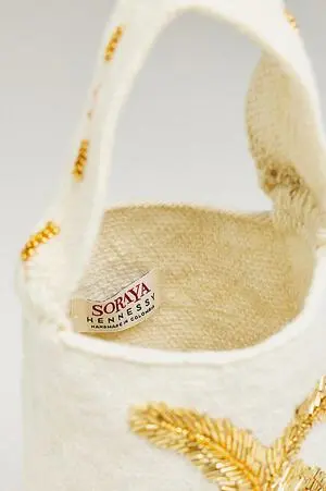 SORAYA HENNESSY Palma Wool Bucket Bag