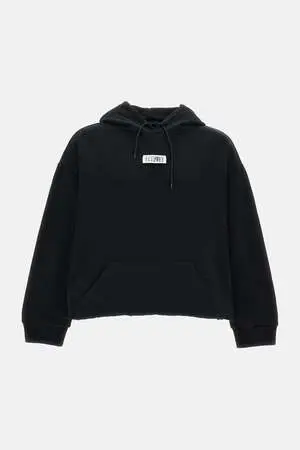 MAISON MARGIELA Cropped Cut Sweatshirt - Black
