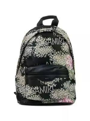 Amiri Hibiscus Jacquard Backpack - Black