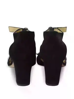 Bionda Castana Crystal-embellished Block Heel Sandals