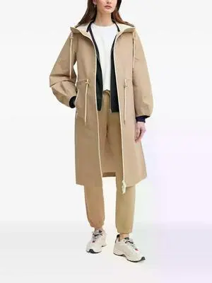Mackage Hooded Drawstring Parka Coat - Neutrals