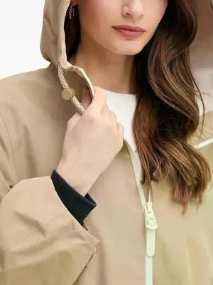 Mackage Hooded Drawstring Parka Coat - Neutrals
