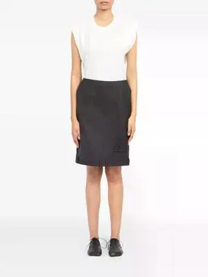 MAISON MARGIELA Pinstripe Pocket Midi Skirt