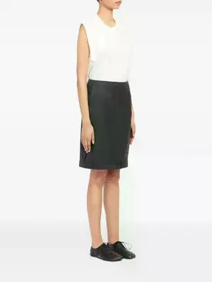 MAISON MARGIELA Pinstripe Pocket Midi Skirt