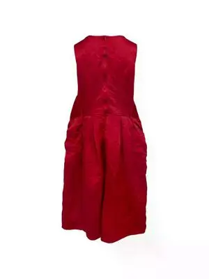 Comme Des Garçons Bow-detail Gathered Dress