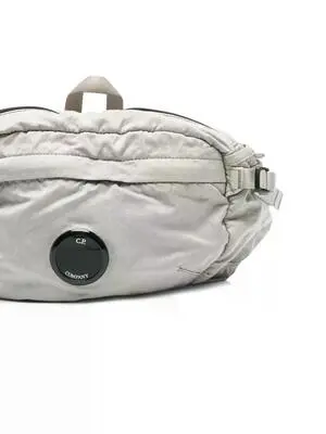 C.P. COMPANY Logo Patch Messenger Bag - Grey