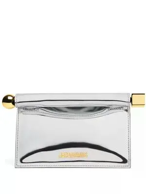 Jacquemus Small Rond Carré Clutch - Silver