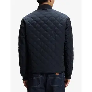 BOSS Reversible Quilted Jacket - Dark Blue