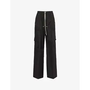 Men's Black Wide-Leg Pants