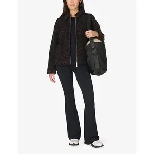 Sweaty Betty Leopard-print Fleece Jacket
