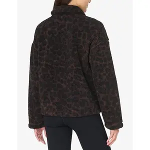 Sweaty Betty Leopard-print Fleece Jacket