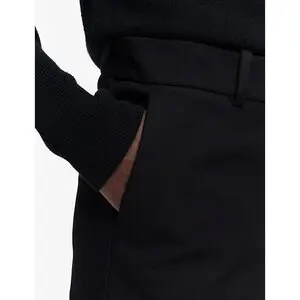 JOSEPH Slim-fit Stretch-woven Trousers - Black